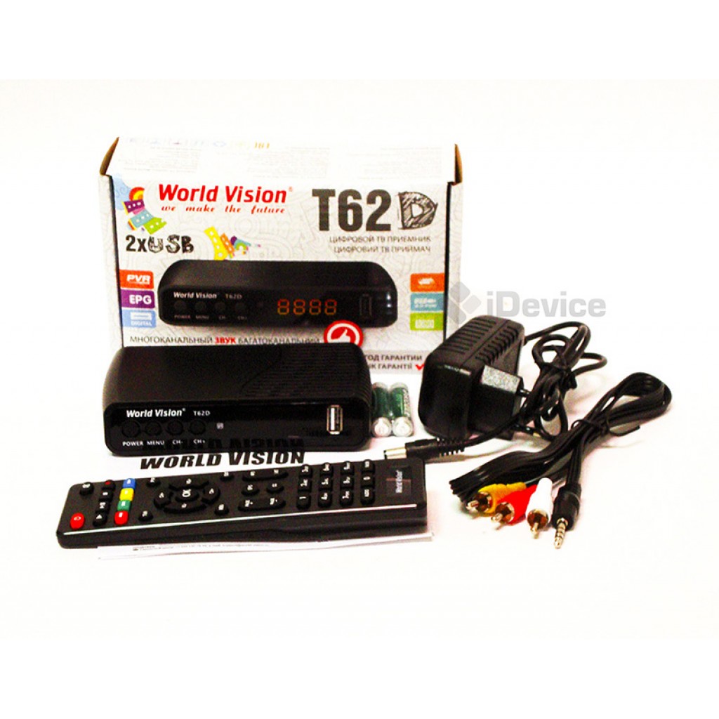 Тюнер Т2 World Vision T62D